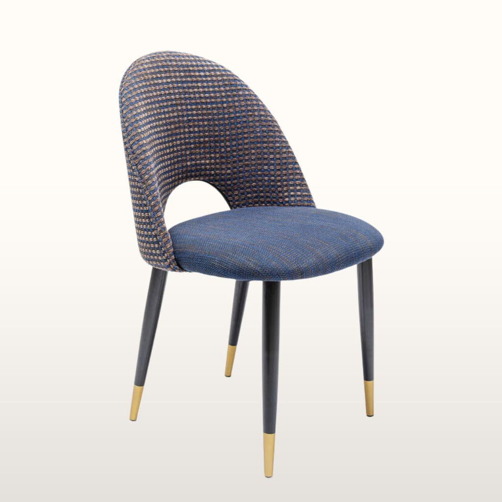 Blue Woven Dining Chair – Oriana B